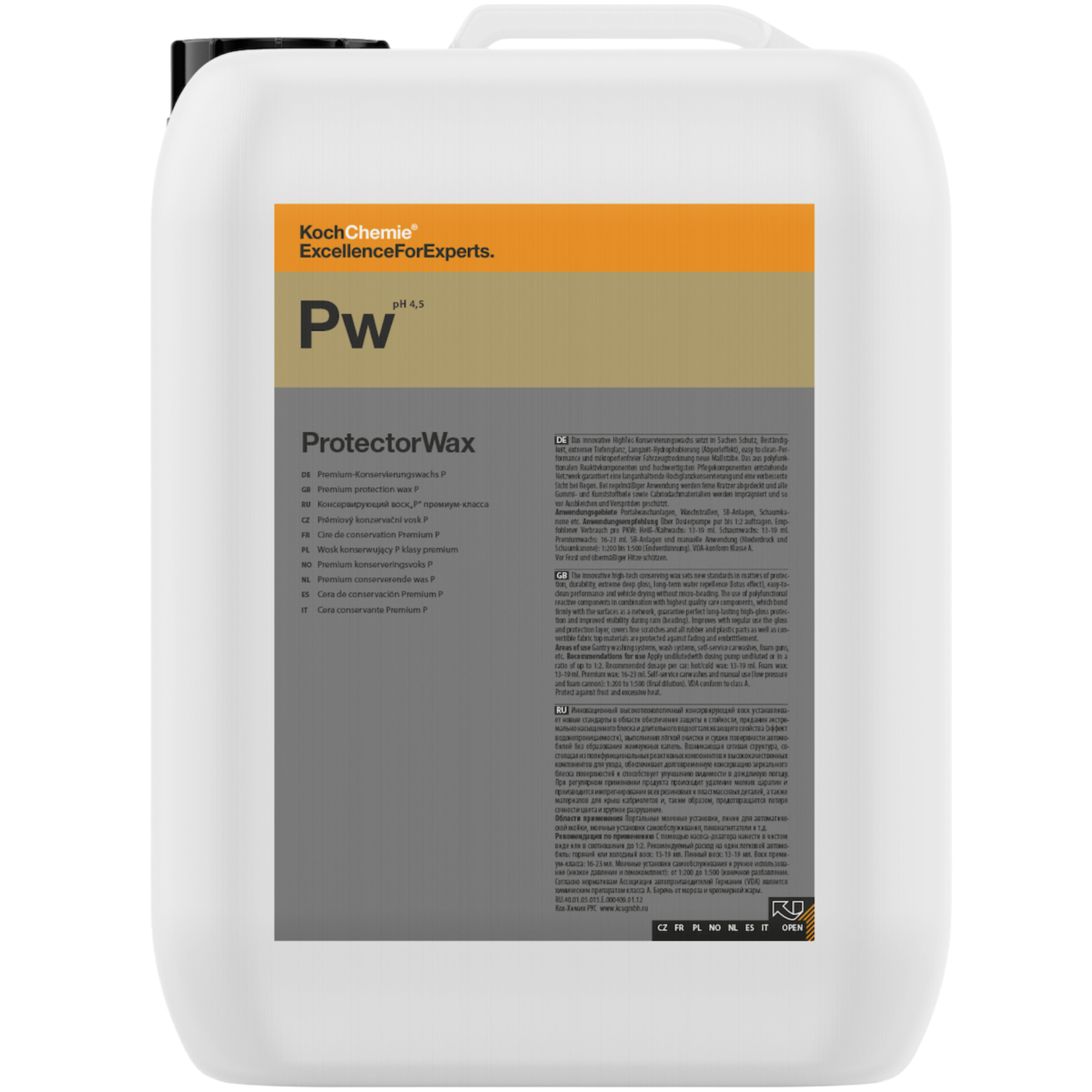 Koch Chemie Protector Wax 10L - Pielęgnacja Aut