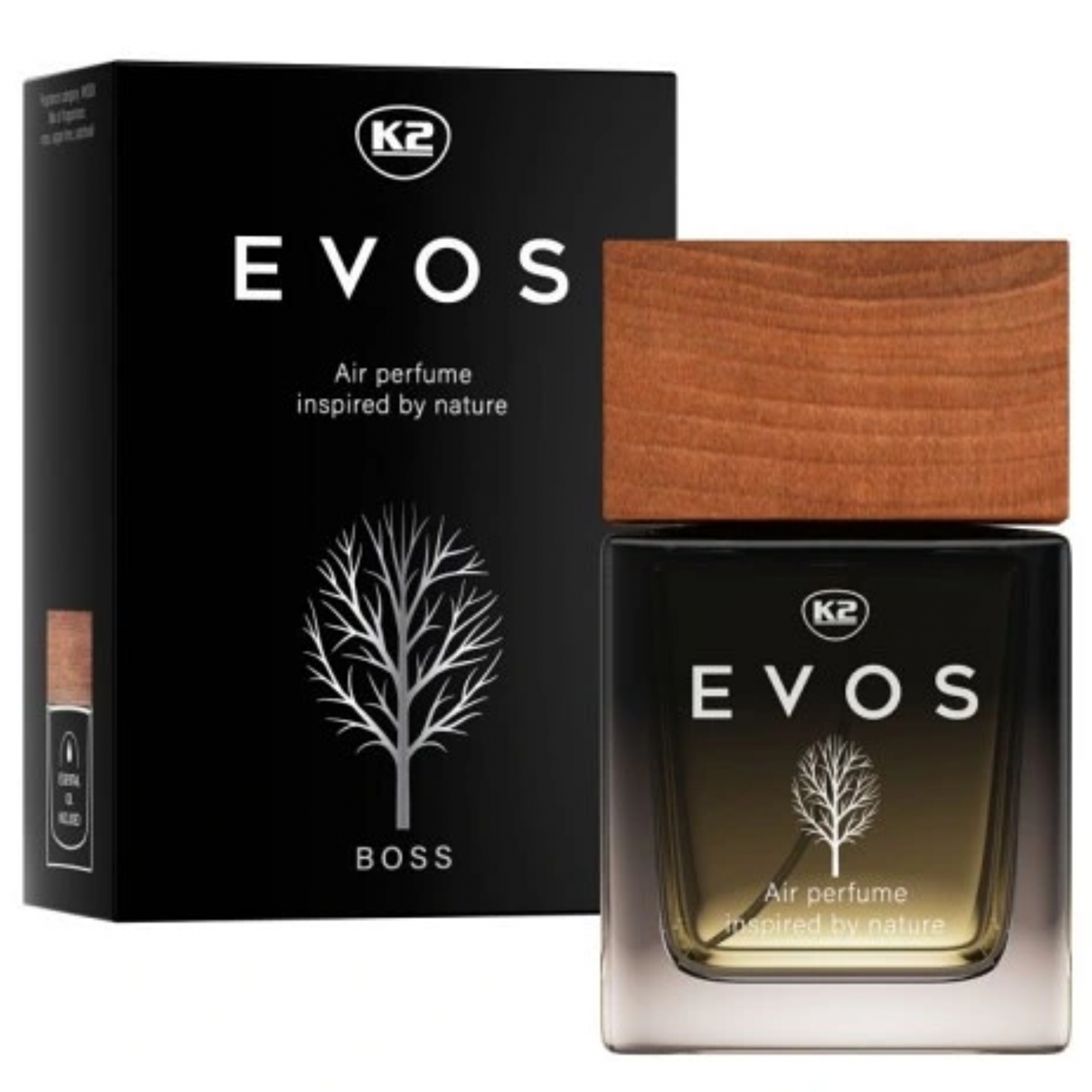 K2 EVOS Boss 50 ml - ELEGANCKIE PERFUMY DO SAMOCHODU - Pielęgnacja Aut